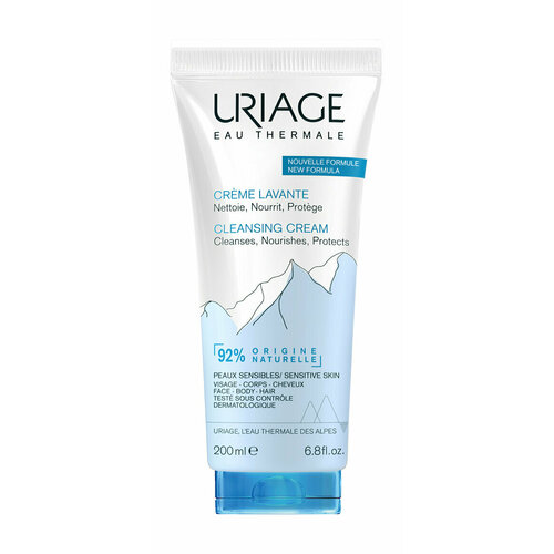 Очищающий пенящийся крем для гигиены 200 мл Uriage Cleansing Cream