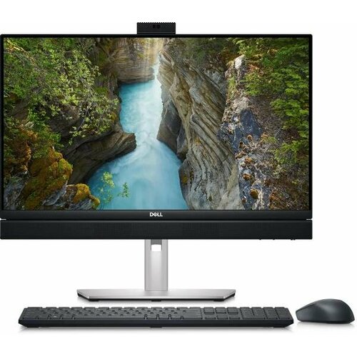 Моноблок Dell Optiplex 7410 Plus 23.8 Full HD i5 13500 (1.8) 16Gb SSD512Gb UHDG 770 Windows 11 Professional GbitEth WiFi BT 240W клавиатура мышь Cam ч