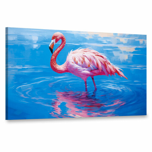 Интерьерная картина 100х60 "Розовое очарование"