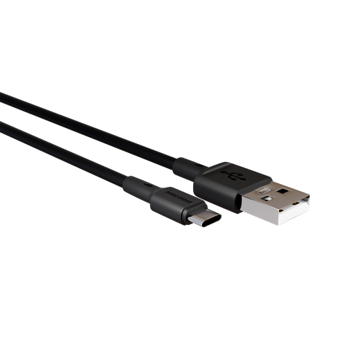 Дата-кабель USB 2.0A для Type-C More choice K19a TPE 1м Black