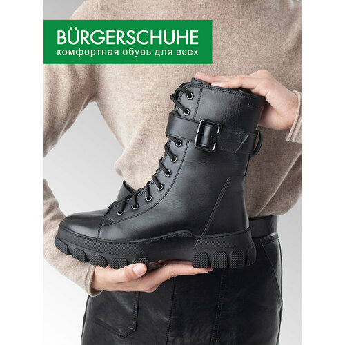 Ботинки  берцы  Burgerschuhe, размер 38, черный