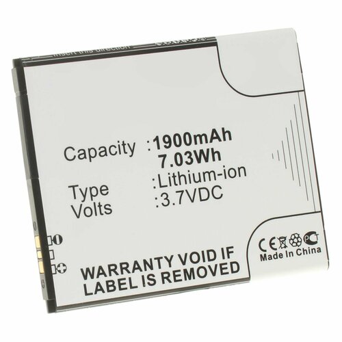Аккумуляторная батарея iBatt 1900mAh для Archos AC50BPL, 50b Platinum,