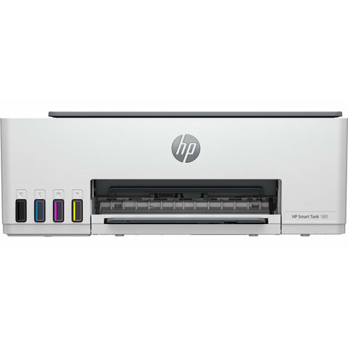 МФУ HP Smart Tank 580 AiO Printer, p/c/s, A4, 4800x1200dpi, CISS, 12(5)ppm, 1tray 100, USB2.0/Wi-Fi, cartr. 18,000 pages black amp; 6,000 pages color in box, 1F3Y2A#BEW