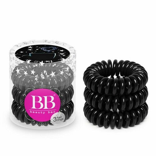Резинка для волос / Beauty Bar Hair-Rings Black