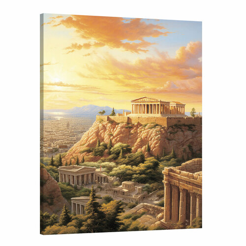 Интерьерная картина 50х70 "Священные места Греции"