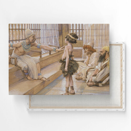 Картина на холсте, репродукция / Джеймс Тиссо - Joseph Sold Into Egypt / Размер 40 x 53 см