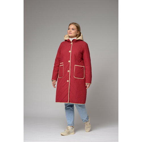 Куртка Karmelstyle, размер 48, бордовый