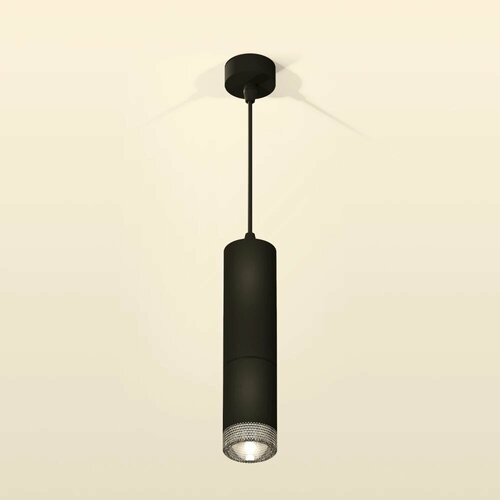 Комплект подвесного светильника с композитным хрусталем XP6313001 SBK/CL черный песок/прозрачный MR16 GU5.3 (A2302, C6343, A2061, C6313, N6150)