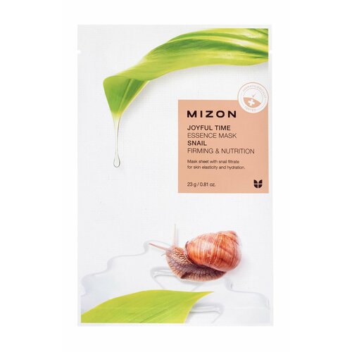 Тканевая маска для лица с экстрактом улиточного муцина Mizon Joyful Time Essence Mask Snail
