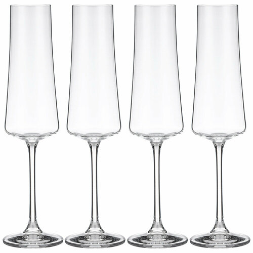 Набор бокалов для шампанского из 4 шт. Xtra 210 мл KSG-674-903