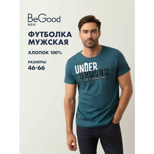 Футболка BeGood, размер 48, серый