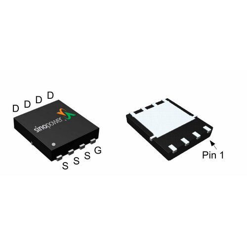 Микросхема SM4508NHKP N-Channel MOSFET 30V 48A DFN5X6-8