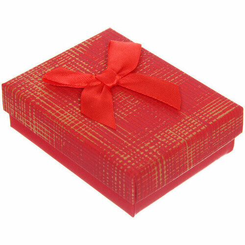Коробка подарочная «With love» 9*7*3 см, Красный