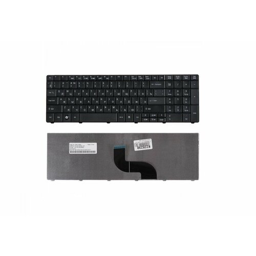 Клавиатура NK. I1713.02C для Acer для Aspire E1, E1-521, E1-531, E1-571G для TravelMate P453-M, P453-MG, черная, гор. Enter ZeepDeep