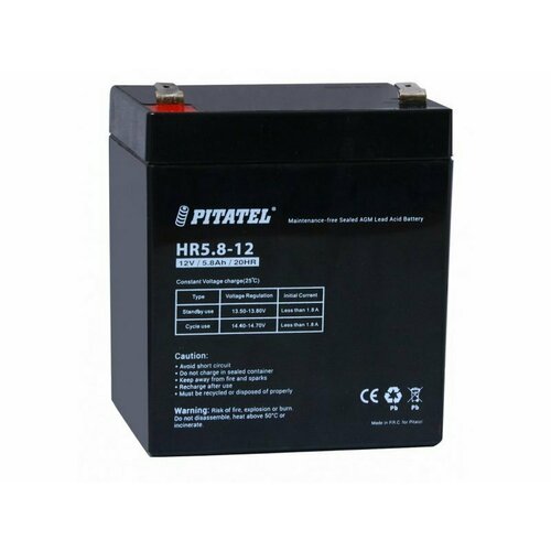 Аккумулятор Pitatel HR5.8-12, HR 1221W (12V, 5800mAh) DTM