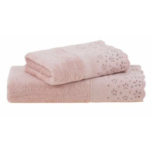 Полотенце махровое Crystal 70х140 см, розовый