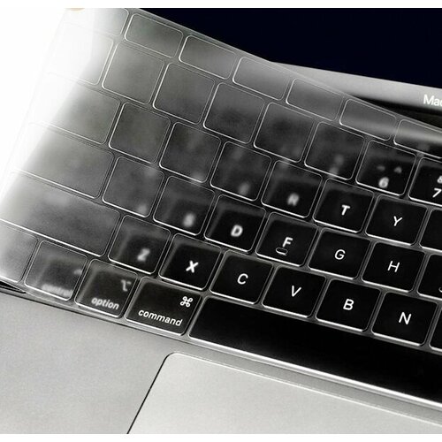 Силиконовая накладка на клавиатуру для Macbook Air 13 2020 прозрачная (Rus/Eu)