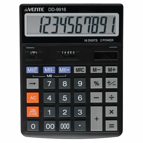 Калькулятор настольный, 200*150*25 мм, 16 разрядов deVENTE