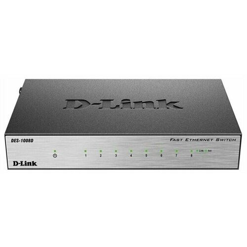 Коммутатор D-Link DES-1008D