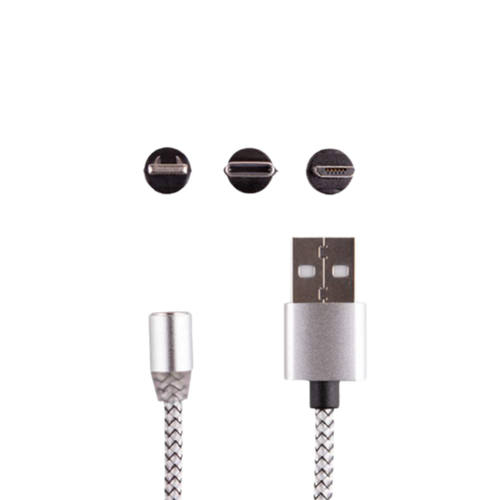 Магнитный кабель 3 в 1 Type-C / Lightning / micro USB