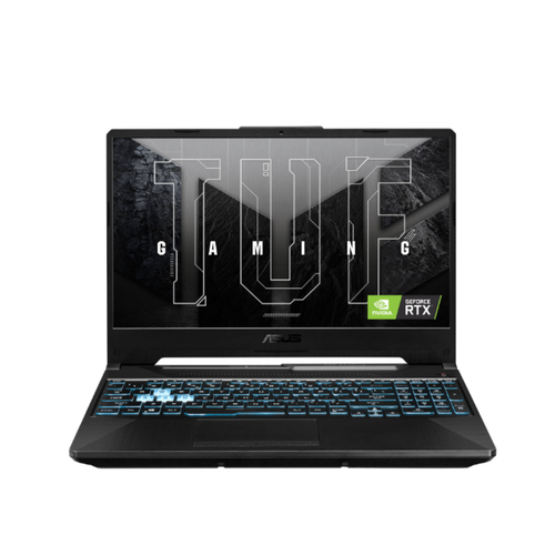 Ноутбук игровой ASUS TUF Gaming A15 FA506NF-HN042 90NR0JE7-M004R0, 15.6", IPS, AMD Ryzen 5 7535HS 3.3ГГц, 6-ядерный, 8ГБ DDR5, 512ГБ SSD, NVIDIA GeForce RTX 2050 - 4 ГБ, без операционной системы, черный