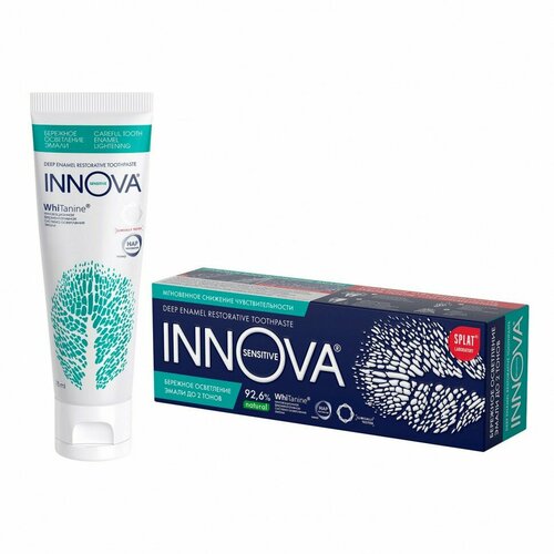 Зубная паста Splat "Innova Sensitive" для чувствительных зубов, бережное осветление эмали 75 мл