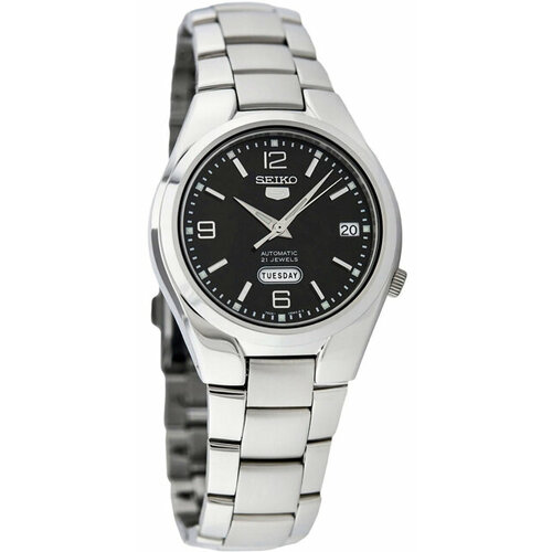Наручные часы SEIKO SNK623K1, серебряный, черный