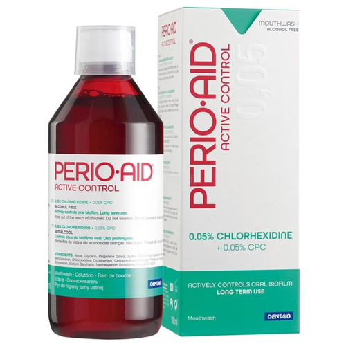 Ополаскиватель Perio-Aid​ Active Control с хлоргексидином 0,05%, 500 мл
