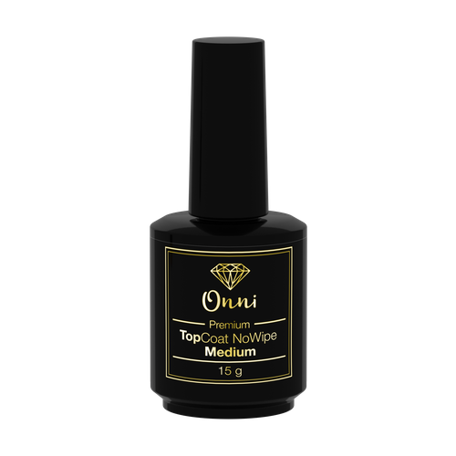 Густой каучуковый топ глянцевый перекрывающий Onni Top Medium NoWipe, 15ml