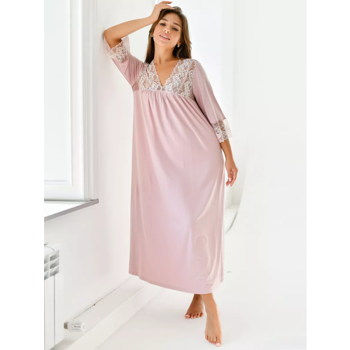 Сорочка  Текстильный Край, размер 66, розовый