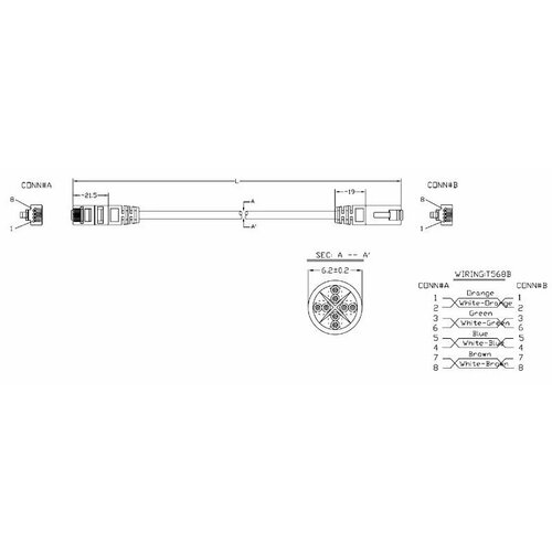 Hyperline PC-LPM-UTP-RJ45-RJ45-C6-10M-LSZH-BK Патч-корд U/UTP, Cat.6 (100% Fluke Component Tested), LSZH, 10 м, черный