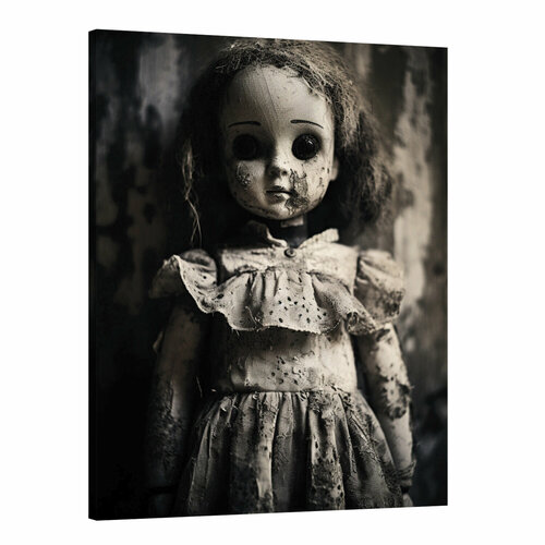 Интерьерная картина 50х70 "Кукла с тайнами"