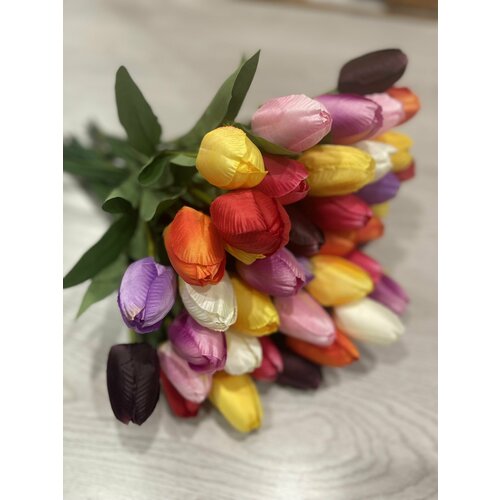 Искусственные цветы/Букет тюльпанов 45 см