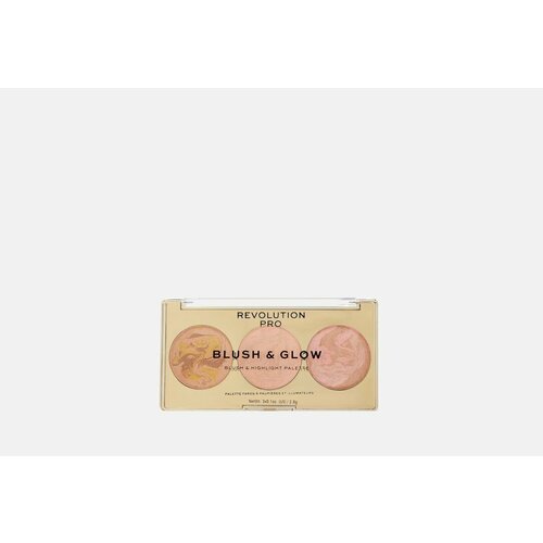 Румяна, бронзер И хайлайтер 3В1 / RLUTION PRO, BLUSH & GLOW / 8.4мл