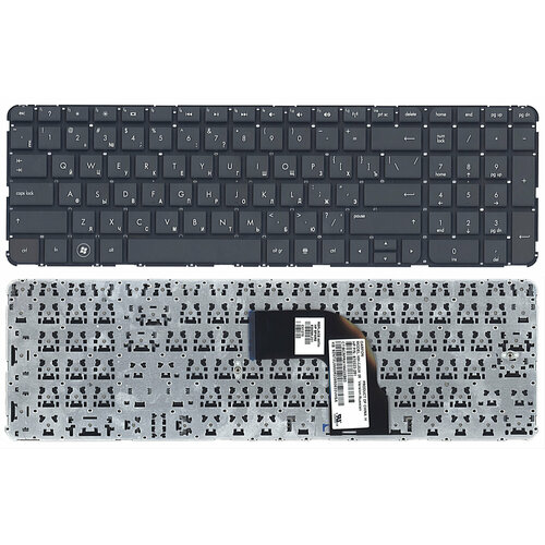 Клавиатура для HP Pavilion dv7-7267er черная без рамки