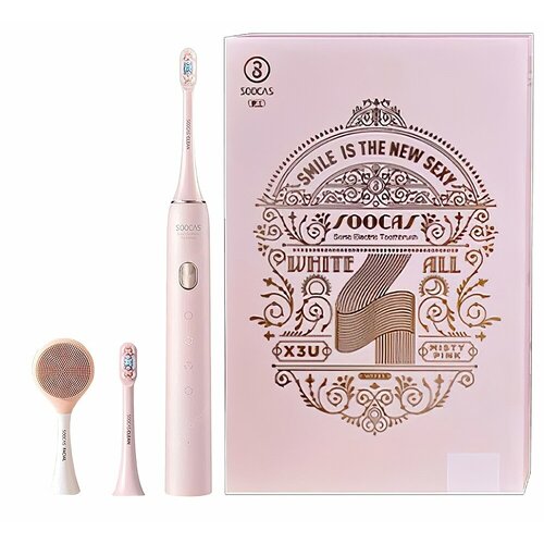Электрическая зубная щётка Soocas X3U Sonic Electric Toothbrush Pink Set