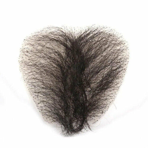 Интимный парик - термостойкие накладные волосы черный 1