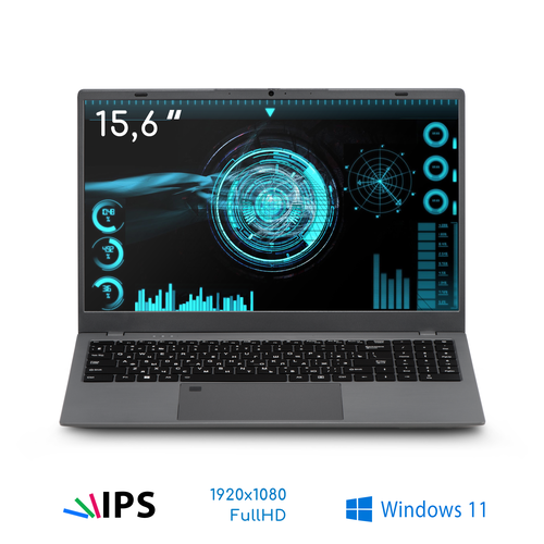 Ноутбук Azerty AZ-1526 (15.6" IPS 1920x1080, Intel N95 4x1.7GHz, 12Gb LPDDR5, 1Tb SSD)