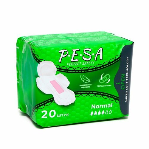 Прокладки гигиенические PESA Normal, 20 шт. (комплект из 4 шт)