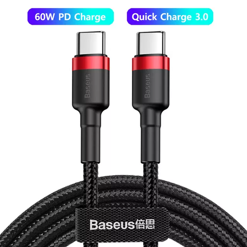 Кабель зарядный Baseus 60 Вт USB C на USB Type C, 5 А , 0.5м
