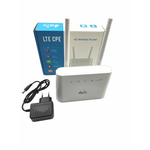 Роутер ALEX-CPE, Wi-Fi, 3G 4G LTE, SIM карта, белый