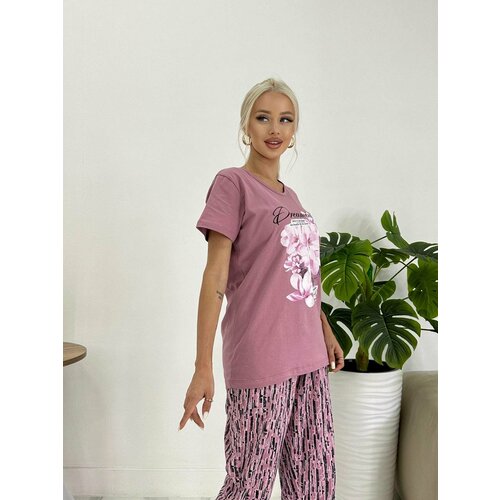 Пижама  SEBO, размер 52, розовый
