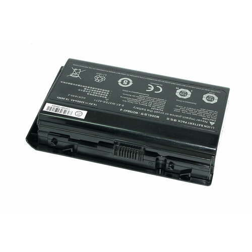 Аккумулятор для ноутбука DNS Clevo W370 14.8V 5200mAh W370BAT-8 черная