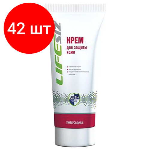 Комплект 42 шт, Крем защитный, 100 мл, элен, универсальный, от воздействия водорастворимых и водонерастворимых загрязнений
