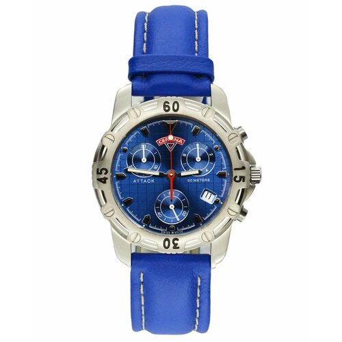 Наручные часы Certina Sport, синий, серебряный