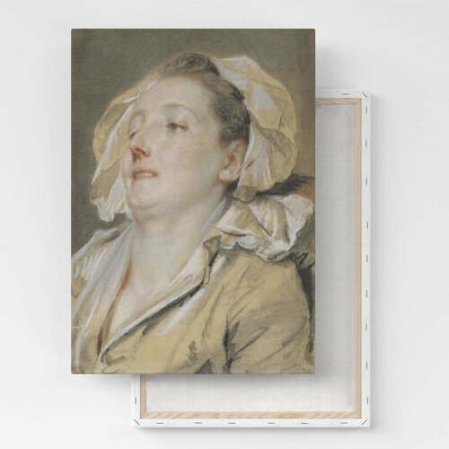 Картина на холсте, репродукция / Жан-Батист Грёз - The Well-Loved Mother / Размер 30 x 40 см