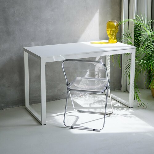 Cтол Birman письменный, компьютерный, кухонный, обеденный, игровой, лофт 120х60, белый