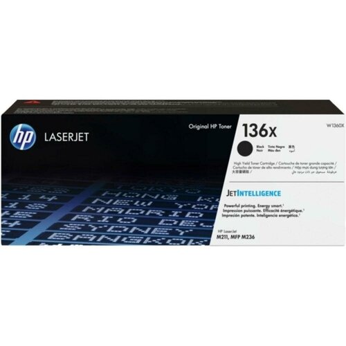 Картридж HP W1360X №136X Black для HP LaserJet M211dw/M236dw (2600стр.)