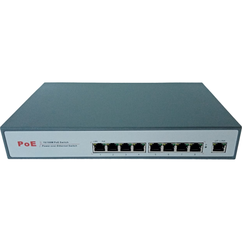 Коммутатор HTV-POE3208-hp 8 портов PoE 10/100 Mbps + 1 UpLink порт