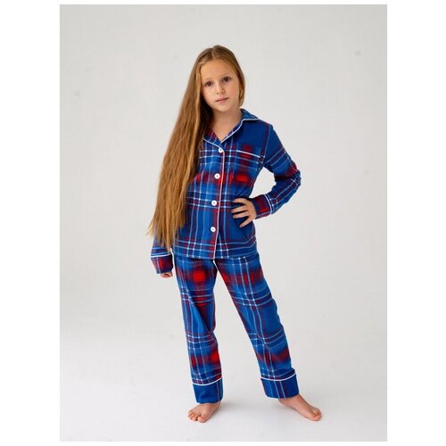 Пижама  Малиновые сны, размер 110, синий